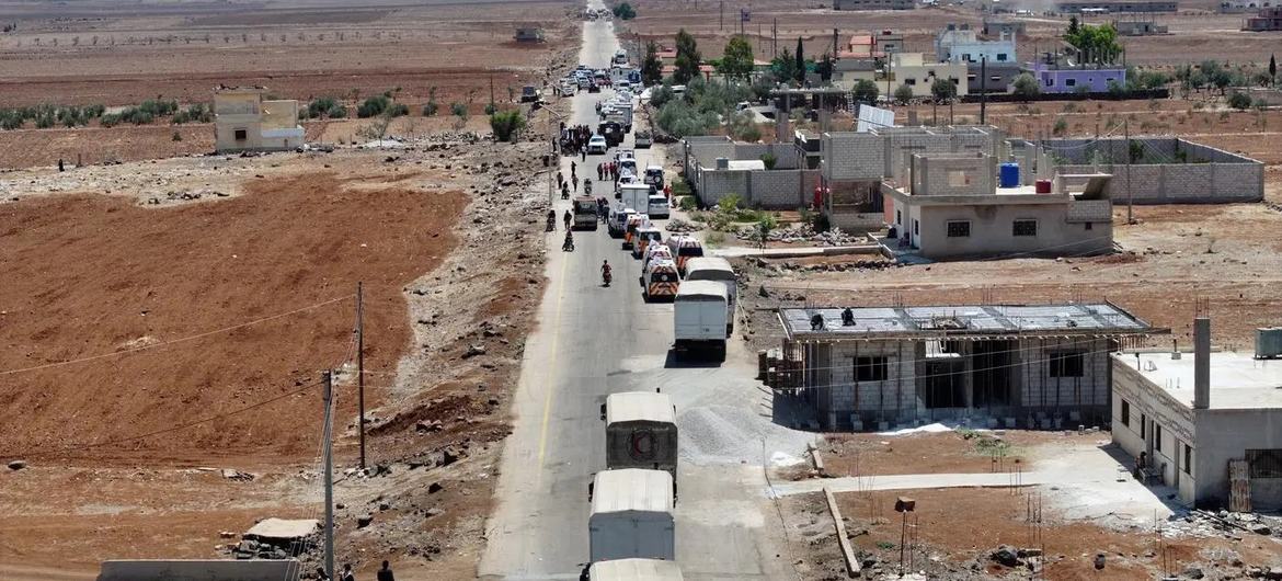 Syria: Second convoy brings critical aid to Sweida | UN News